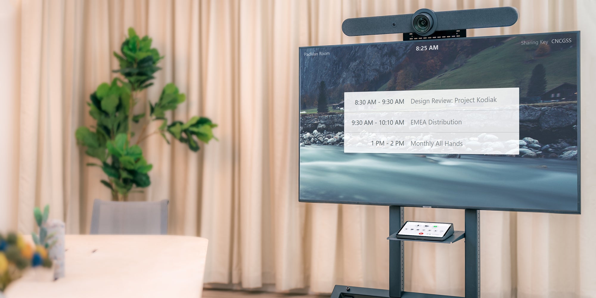 AV Cart & Stand for Logitech Rally Bar | Heckler