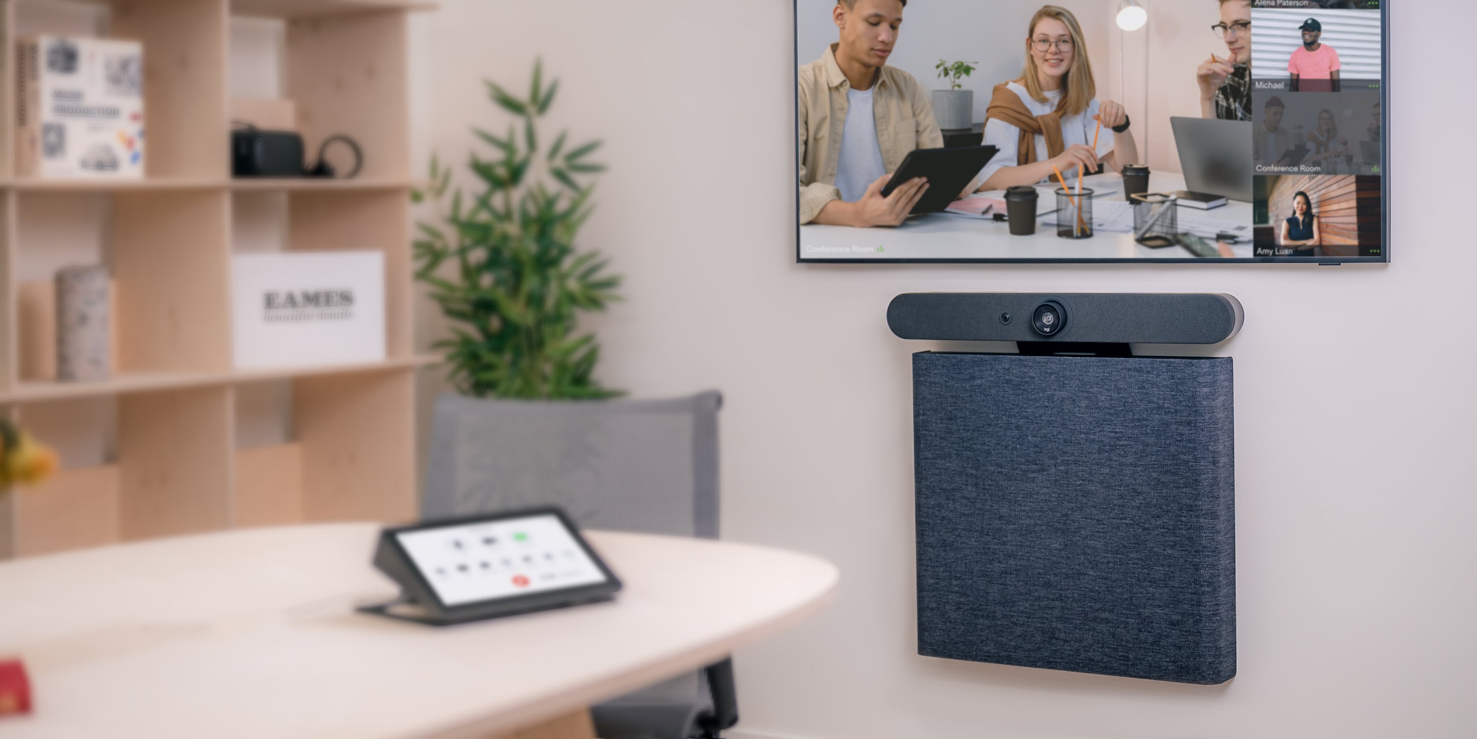AV Credenza Mini | Video Meeting Furniture & System | Heckler