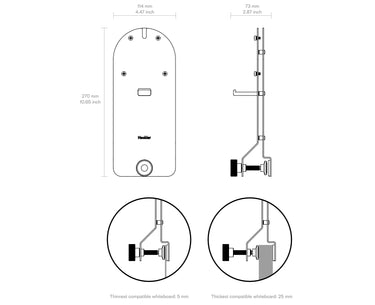 Whiteboard Mount for Logitech Scribe – Heckler