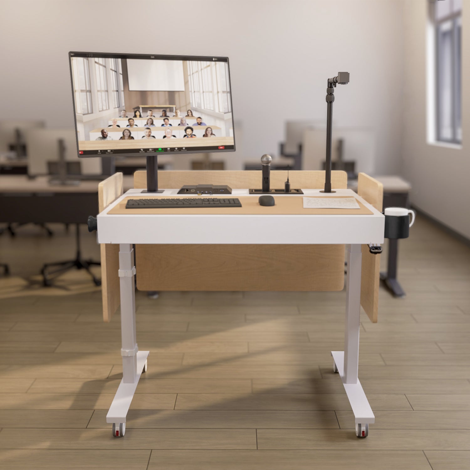 Heckler Lectern 4U: ADA-Compliant & Height-Adjustable Learning Desk