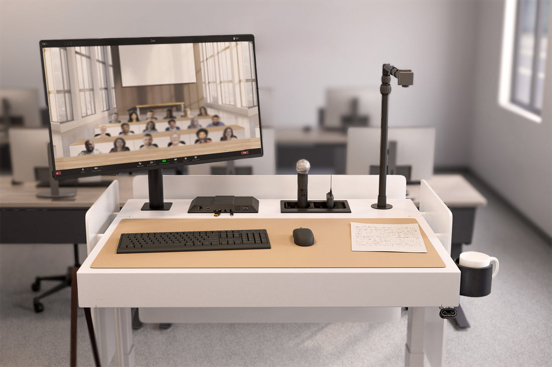 Heckler Lectern 4U: ADA-Compliant & Height-Adjustable Learning Desk