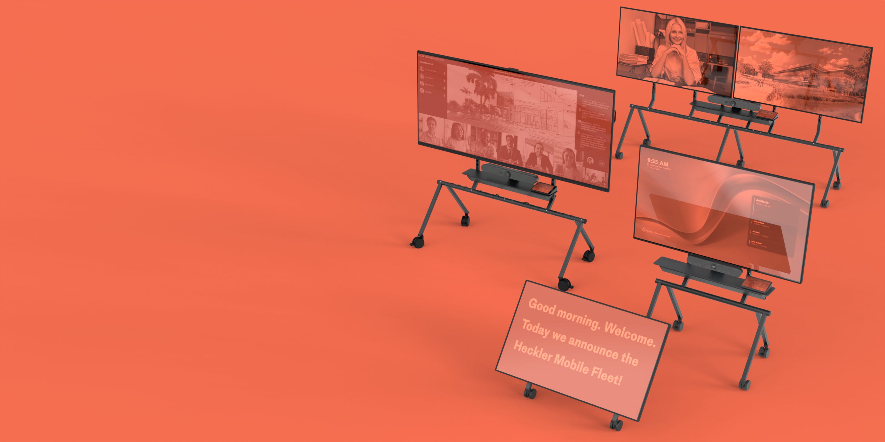 Heckler AV Carts and Rolling Stands