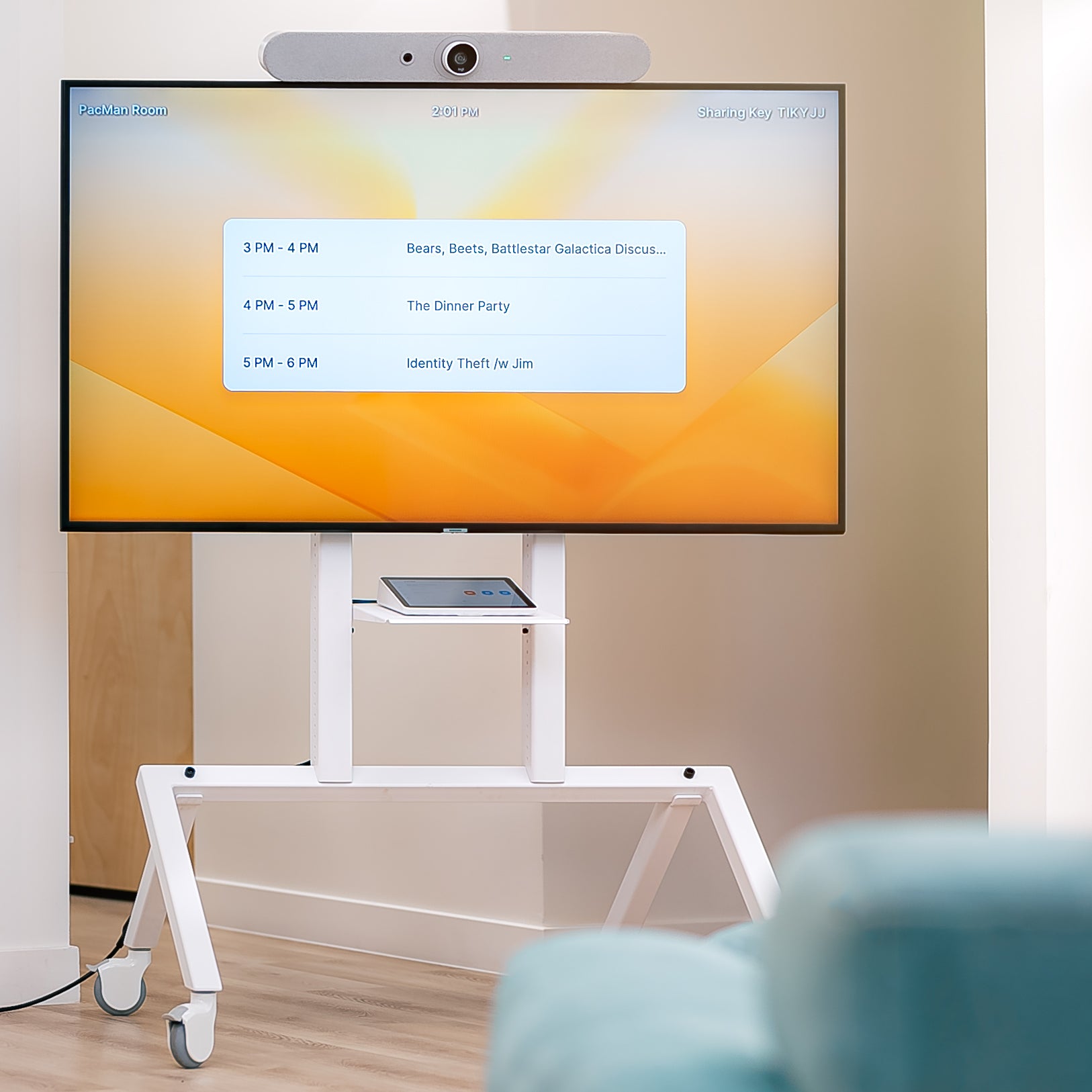 AV Cart & Stand for Logitech Rally Bar | Heckler